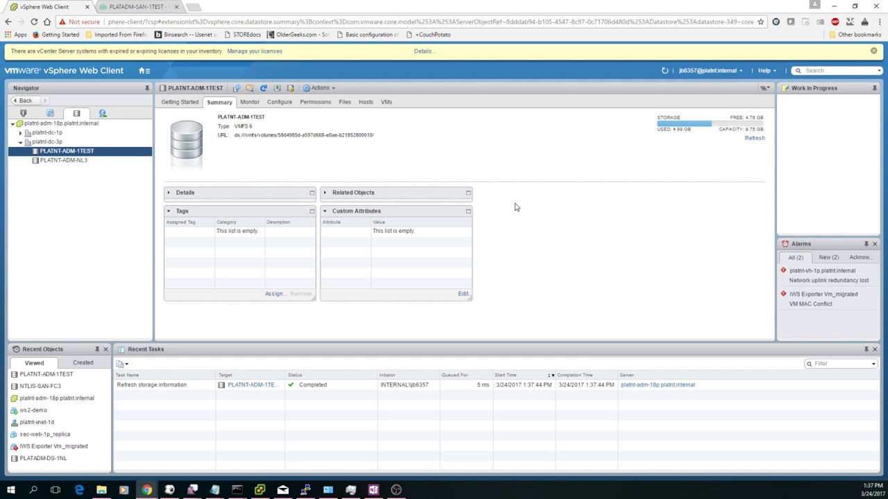 increase a vmware datastore - YouTube