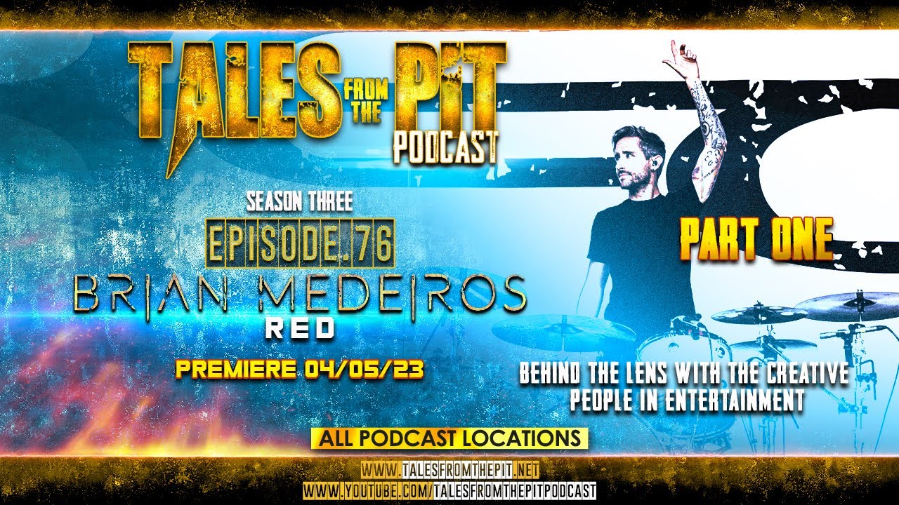 Brian Medeiros Drummer of RED Tales From The Pit Podcast EP 76 Brian Medeiros Part1 - YouTube