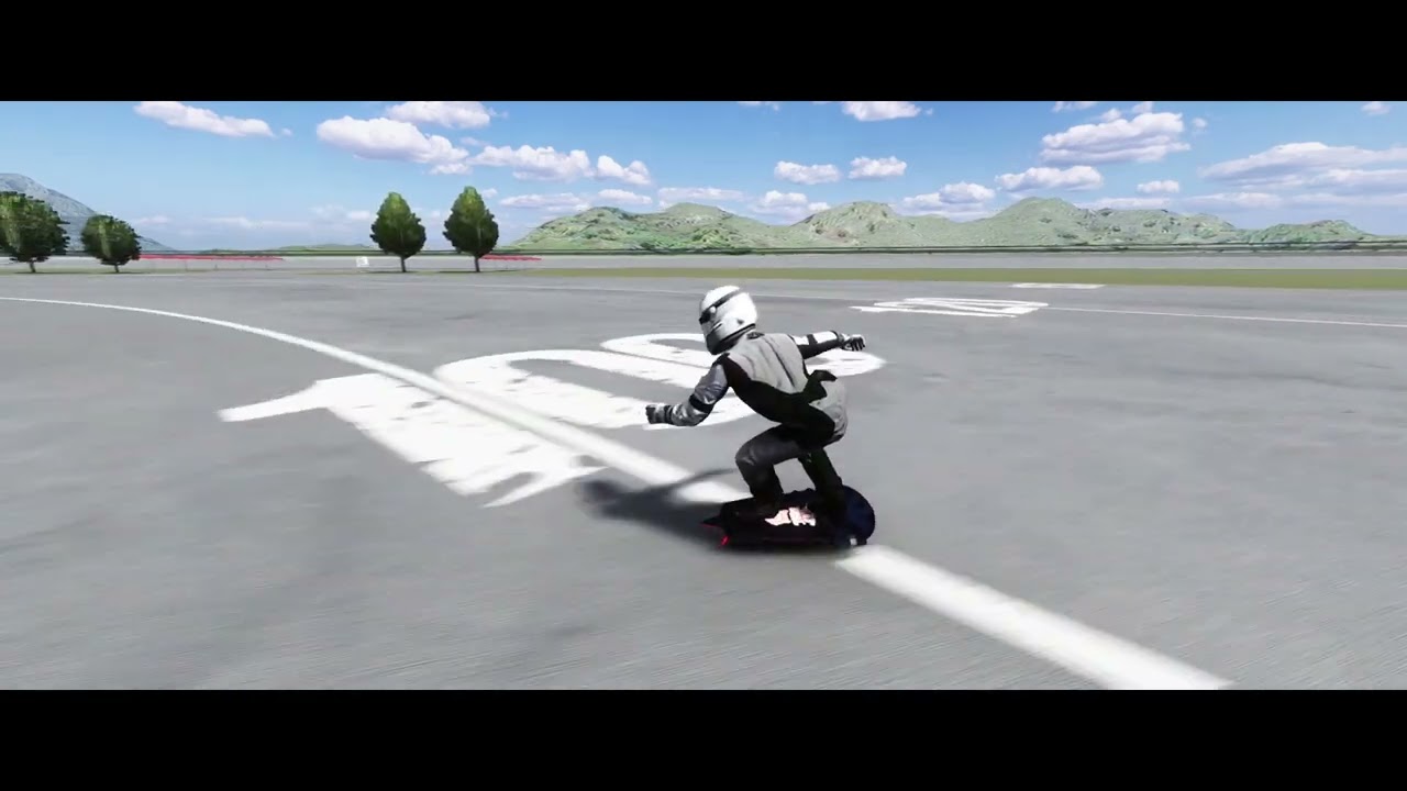 [assettocorsa] Hover Board ver2 & bitbull （アセットコルサ バックトゥーザフューチャー） - YouTube