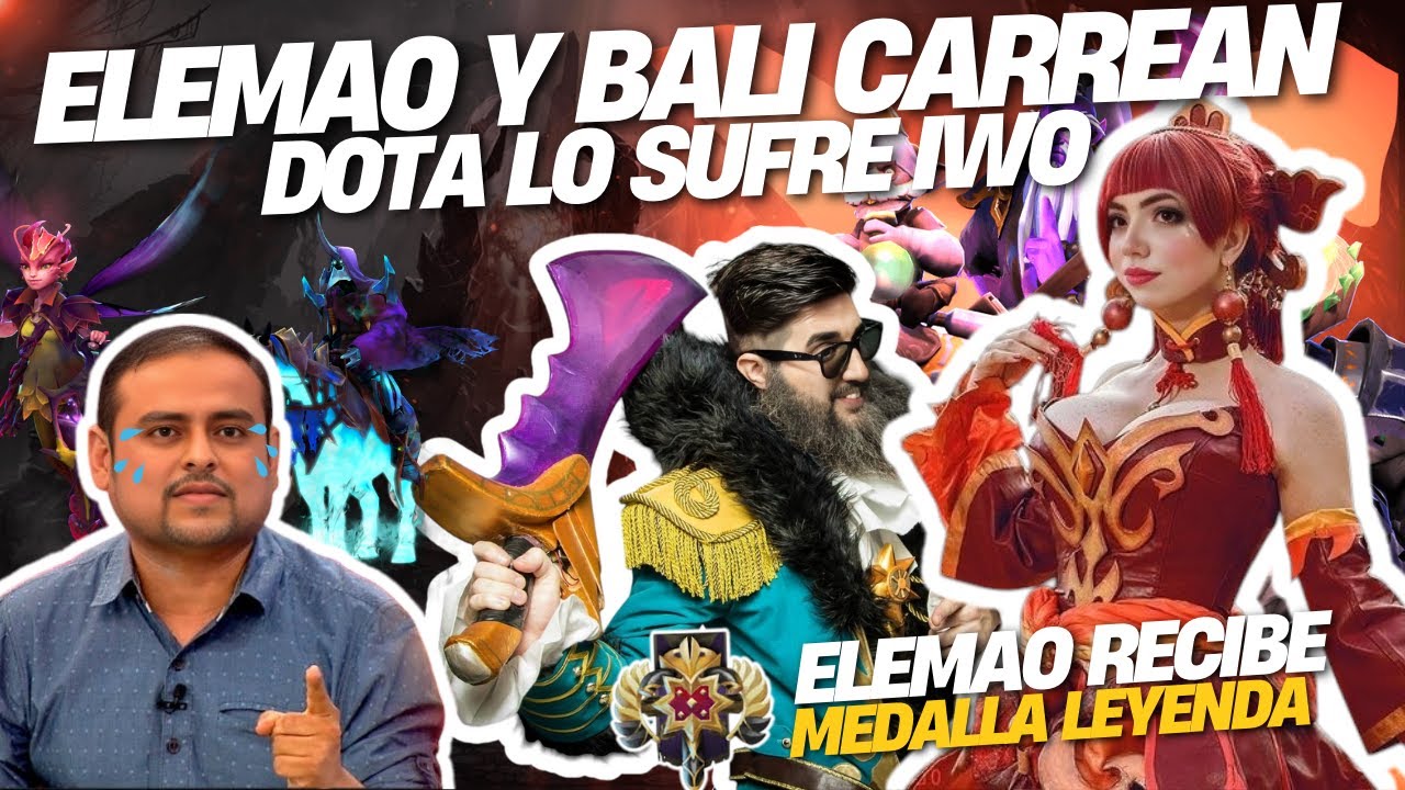 ELEMAO RECIBE MEDALLA LEYENDA 😂🔥 | SAPITO Y BALI CARREAN DOTA AL CHOLO MAÑOSO 😂👊 - YouTube