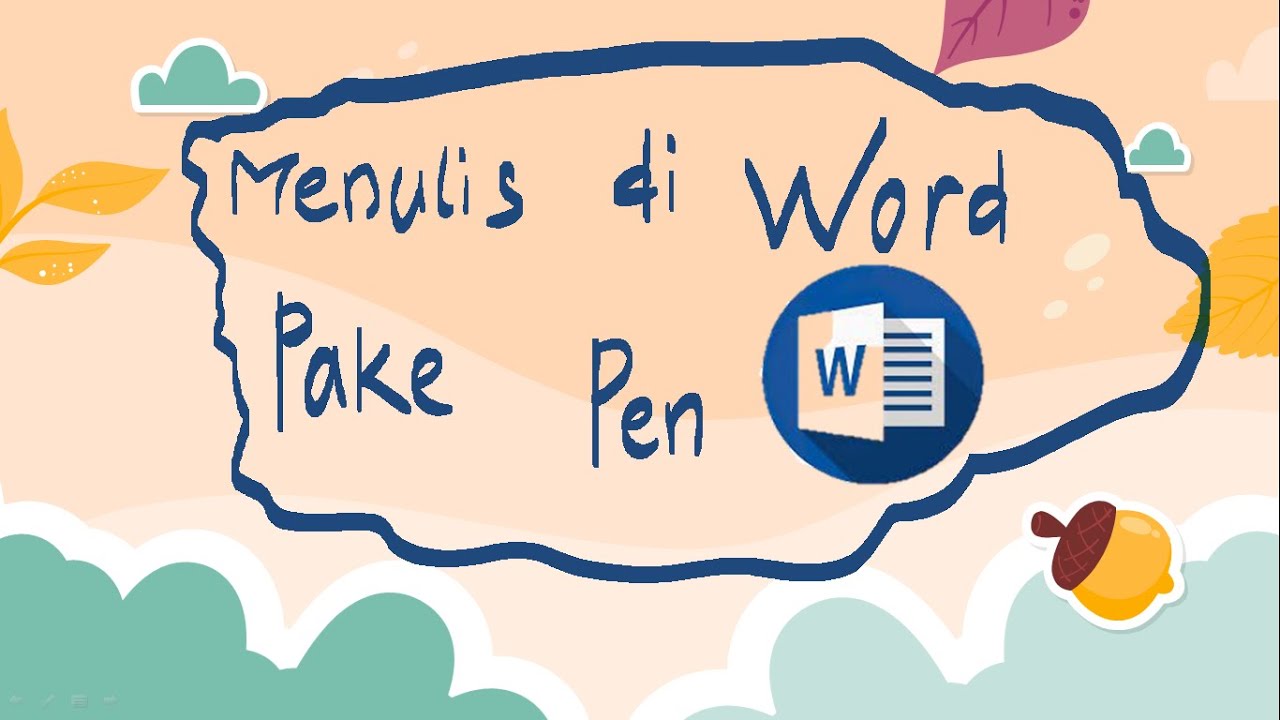 Cara mengaktifkan pen di word dan power point -Belajar Matematik - YouTube