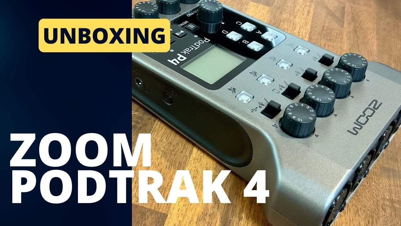 Unboxing Zoom Podtrak 4 - YouTube