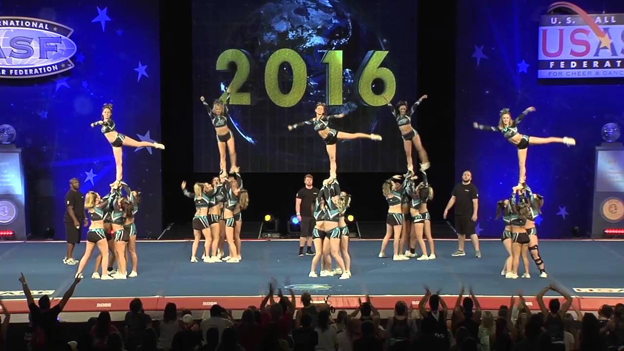 Cheer Sport Sharks (Canada) - Grey Reef Sharks [2016 International Open ...