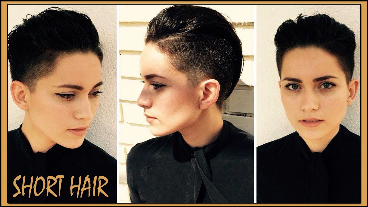 Short haircuts but not too short! - YouTube