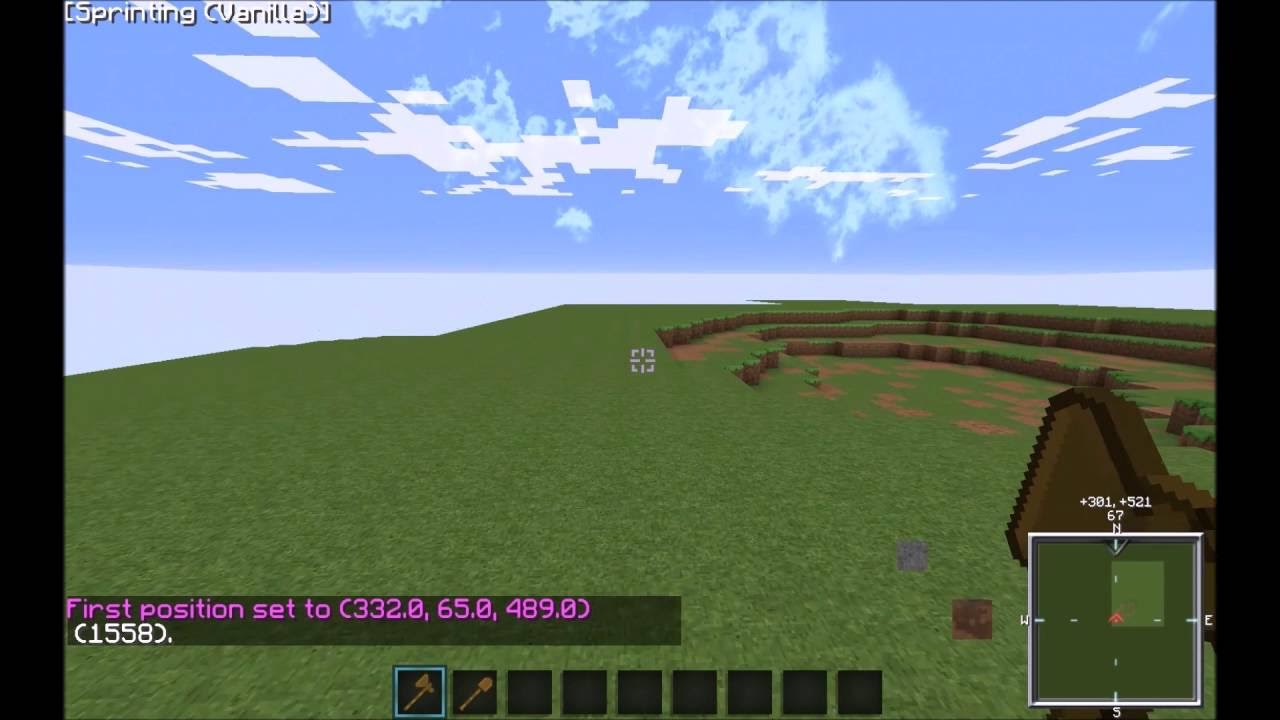 How to make a Pond/Lake using world edit (easy tutorial) - YouTube