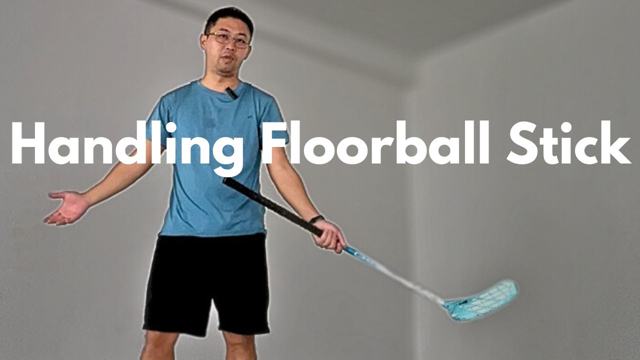 How to HANDLE / HOLD Floorball stick? - YouTube