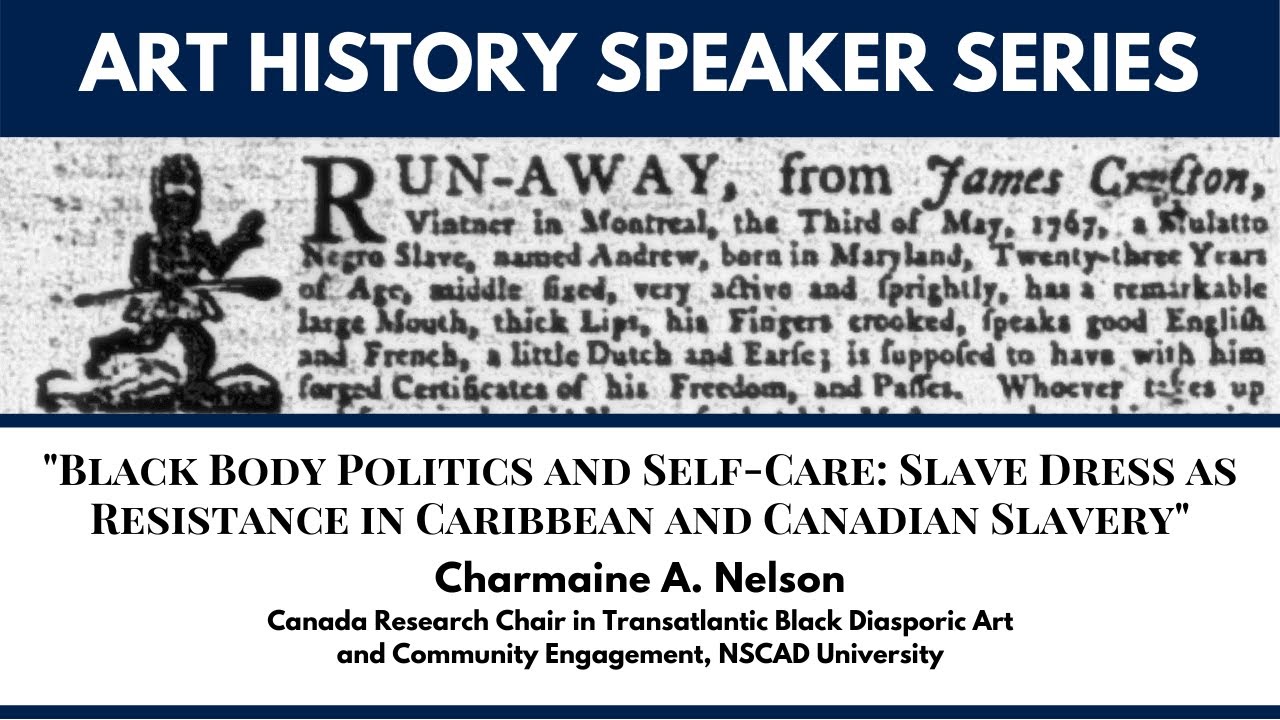 Art History Speaker Series: Charmaine A. Nelson - YouTube