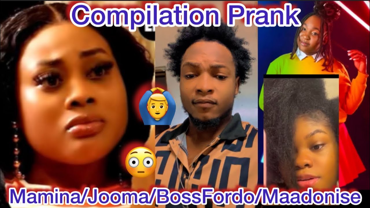 Compilation #prank Mamina/Jooma/Maadonise/BossFordo 🙆‍♂️Retire Stress ...