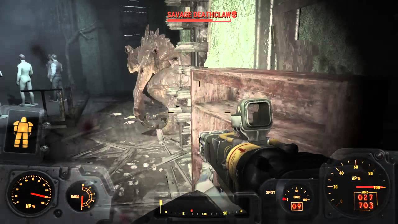Fallout 4 savage deathclaw vs. Kremvh's tooth(INTENSE!!!) - YouTube