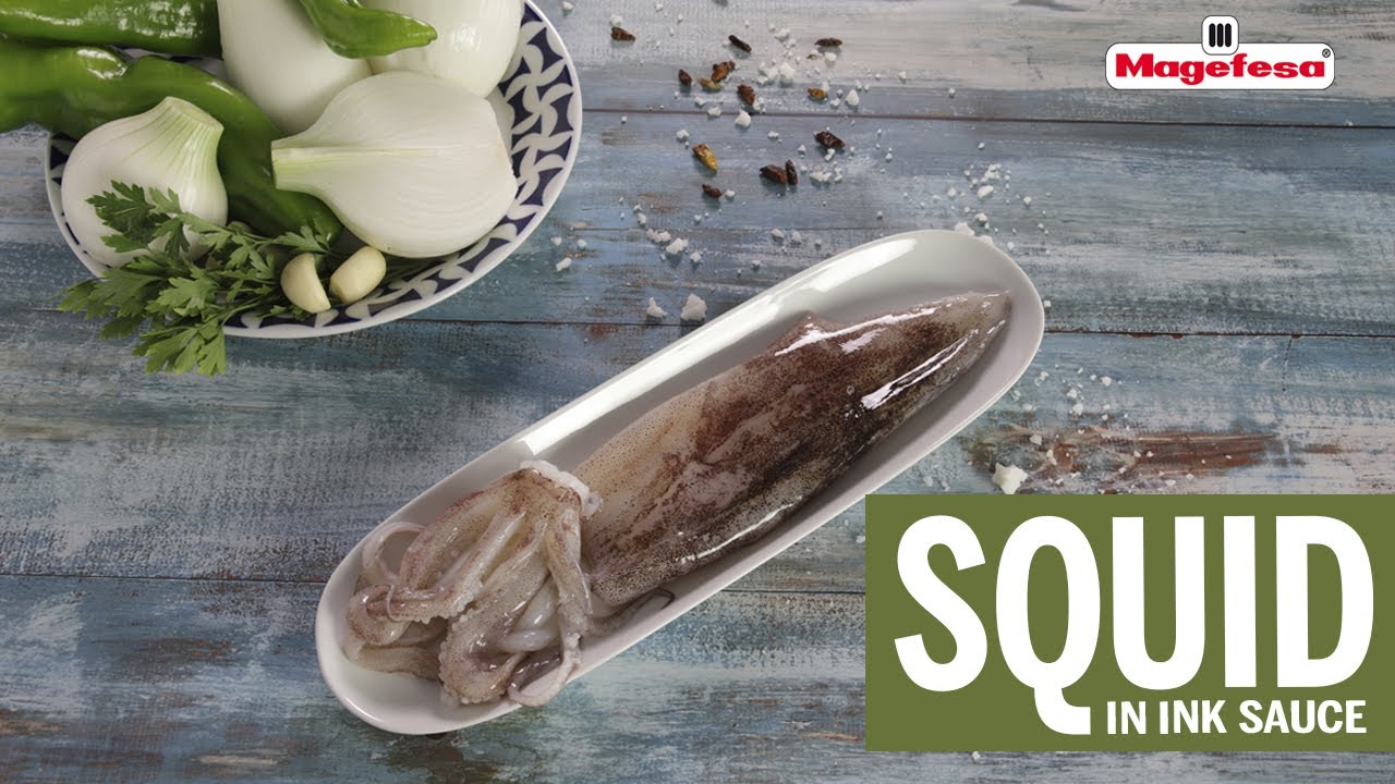 Squid in ink sauce cooked in Prisma casserole I MAGEFESA CUISINE 👨‍🍳👩🏻 ...