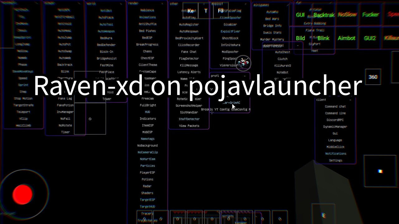 Raven-xd client | free client +config - YouTube