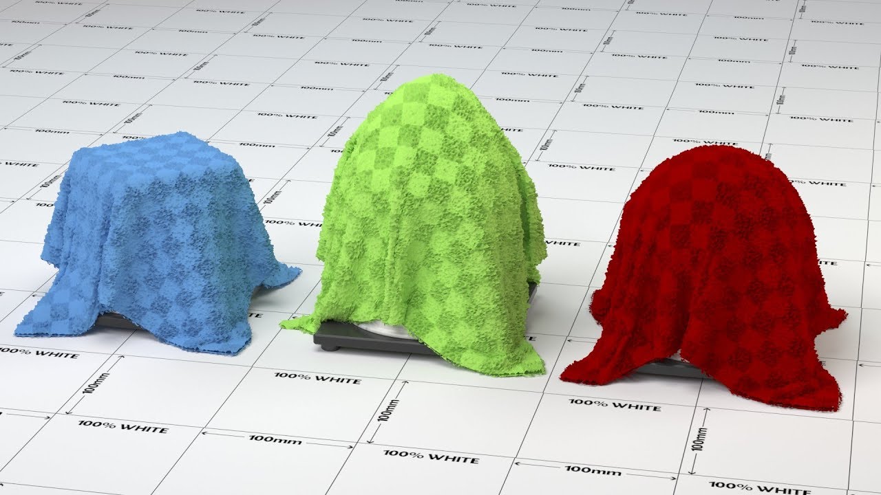 3ds Max Vray Realistic CLOTH ( TOWEL 2 ) Material - YouTube