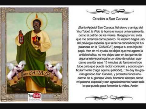 Oracion a San Canaca (La Original) - YouTube