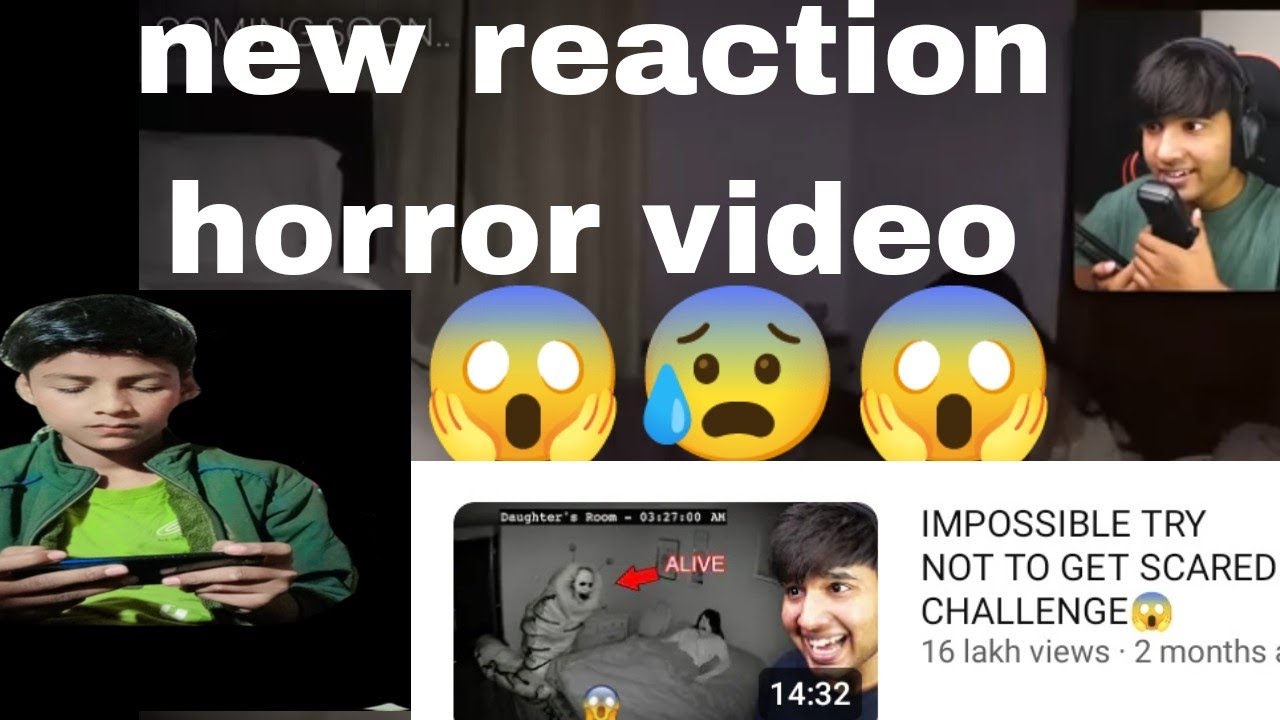 New Horror Reaction Video//AndreoBee Youtuber horror video😱😰😱 - YouTube