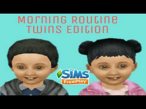 Sims Freeplay| Morning Routine| Twins Edition - YouTube