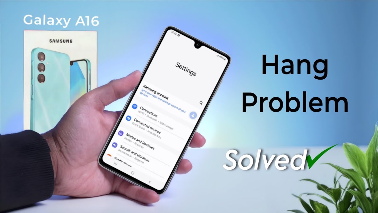How to Fix Lag/Hanging Problem in Samsung Galaxy A16 - YouTube