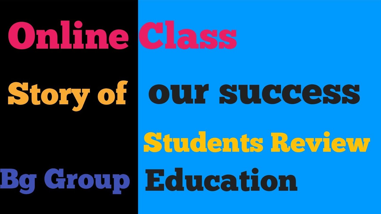 Students' Review # Successful Online class - YouTube