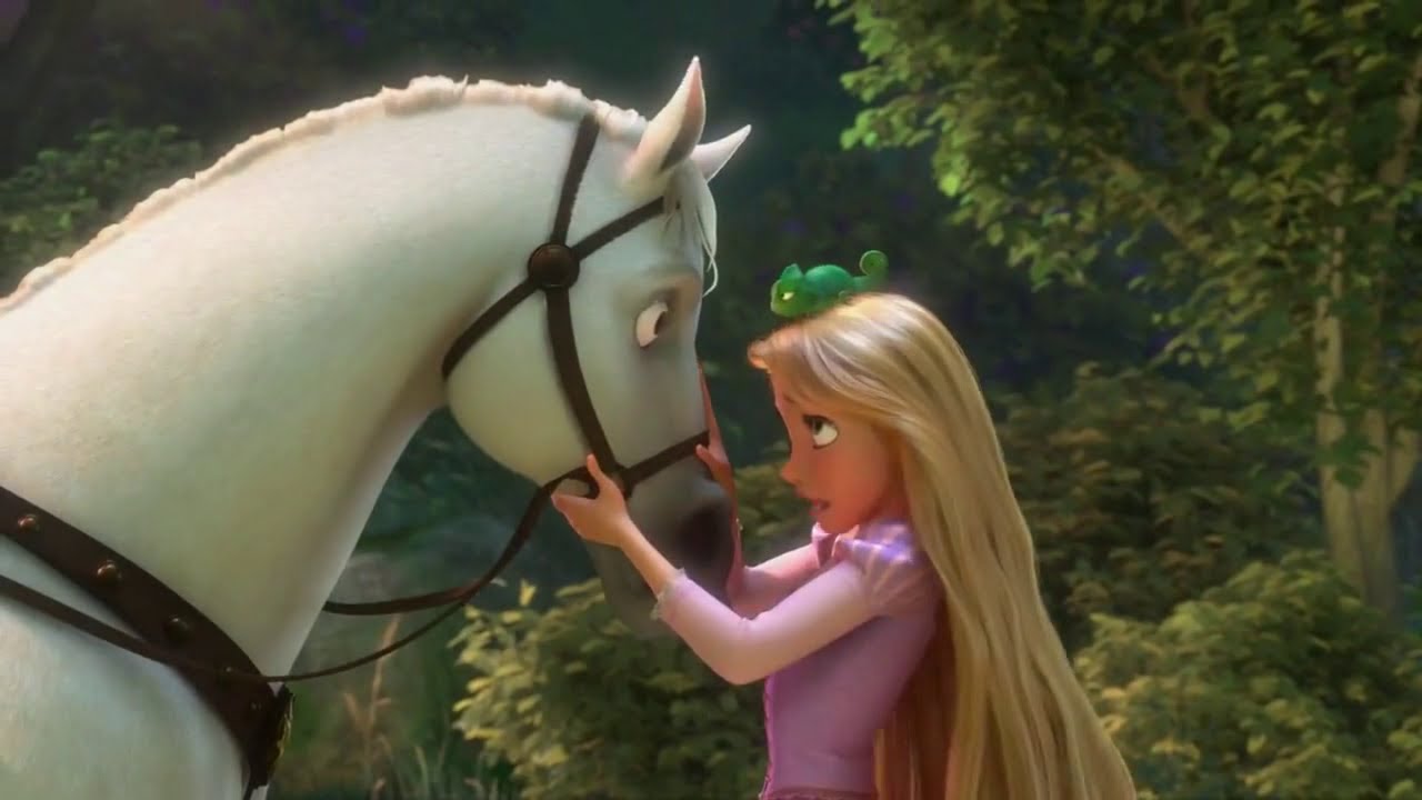 Rapunzel Eugene & Maximus Scene Divertenti - YouTube