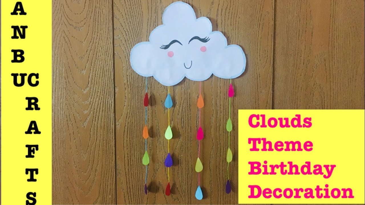 Cloud ⛅️ Theme Birthday decoration/Nursery room decoration/Clouds ...