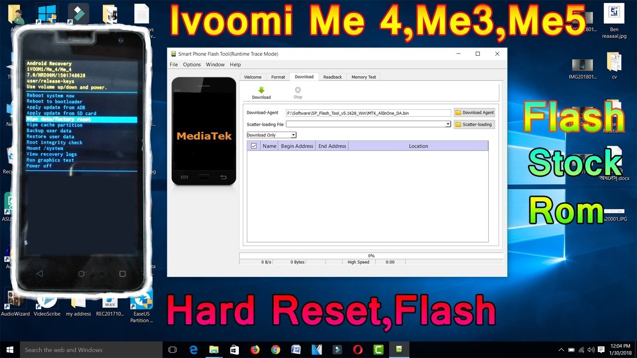 Hard Reset & Stock Rom Flash of Ivoomi me4 iv-505, ivoomi me3, me5,me3s ...
