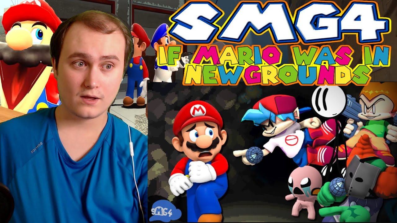 SMG4: If Mario Was In... Newgrounds | Reaction | Adventure of USB - YouTube