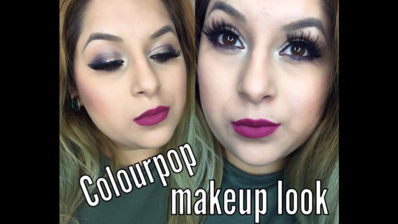 Colourpop | Holiday Makeup Tutorial - YouTube