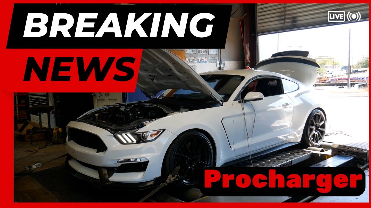 GT 350 Gets Procharged!!!! Turbo Hemi Fire up!!!! - YouTube