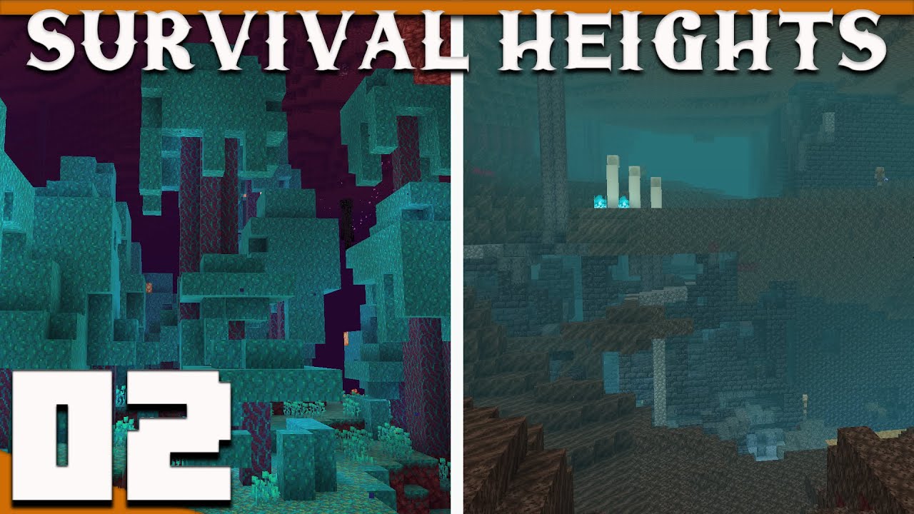 Minecraft: Survival Heights - 02 - Nether Exploration! | Minecraft 1.16 ...