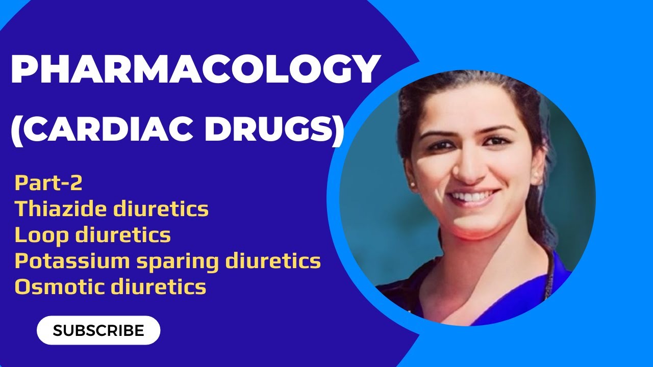 Cardiac Pharmacology part-2 | Diuretics | Saunders NCLEX RN - YouTube