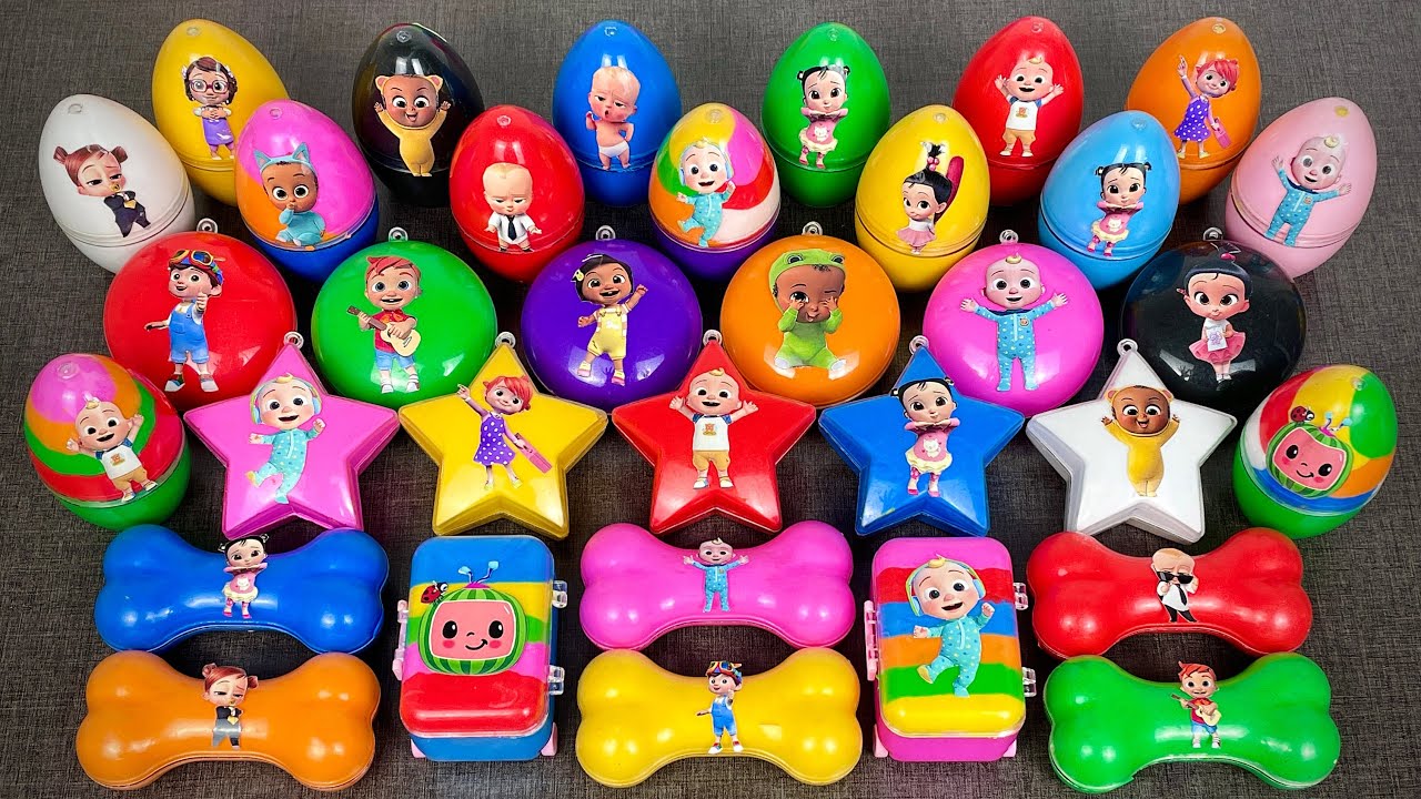 Rainbow Egg Baby Shark Pinkfong, Cocomelon, Rainbow Dinosaur Eggs with ...