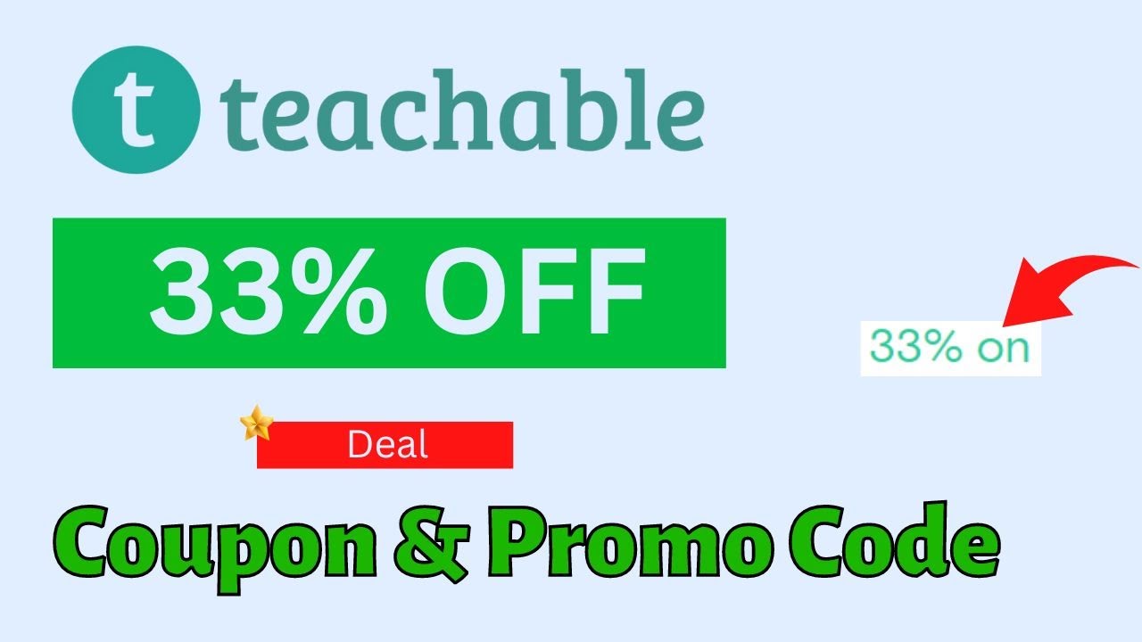 33% OFF Teachable Coupon and Promo Code March 2025 - YouTube