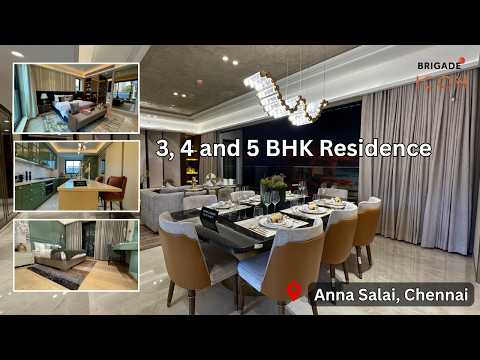 Brigade Icon | at Anna Salai, Chennai | 3, 4 & 5 BHK Residence | 4 BHK Model House | +91 7550098989