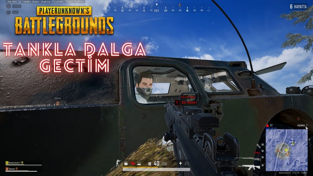 Tankla Dalga Geçtim (PUBG) - YouTube