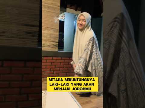 momen haru ketika melihat pesona santri cantik ‼️‼️ #santri #cantik #pesantren #mondok #haru