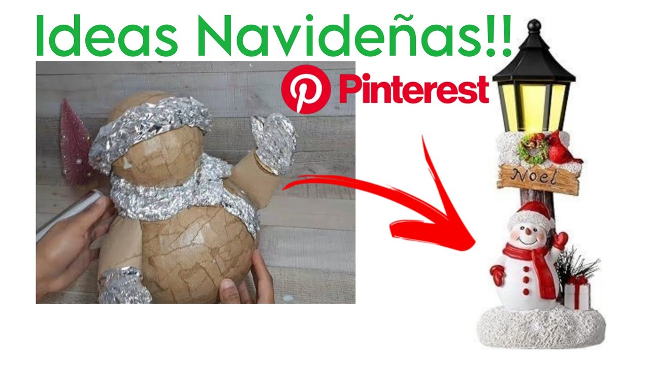 Como hacer un MUÑECO de NIEVE ☃️ NAVIDEÑO con RECICLAJE // MERRY ...