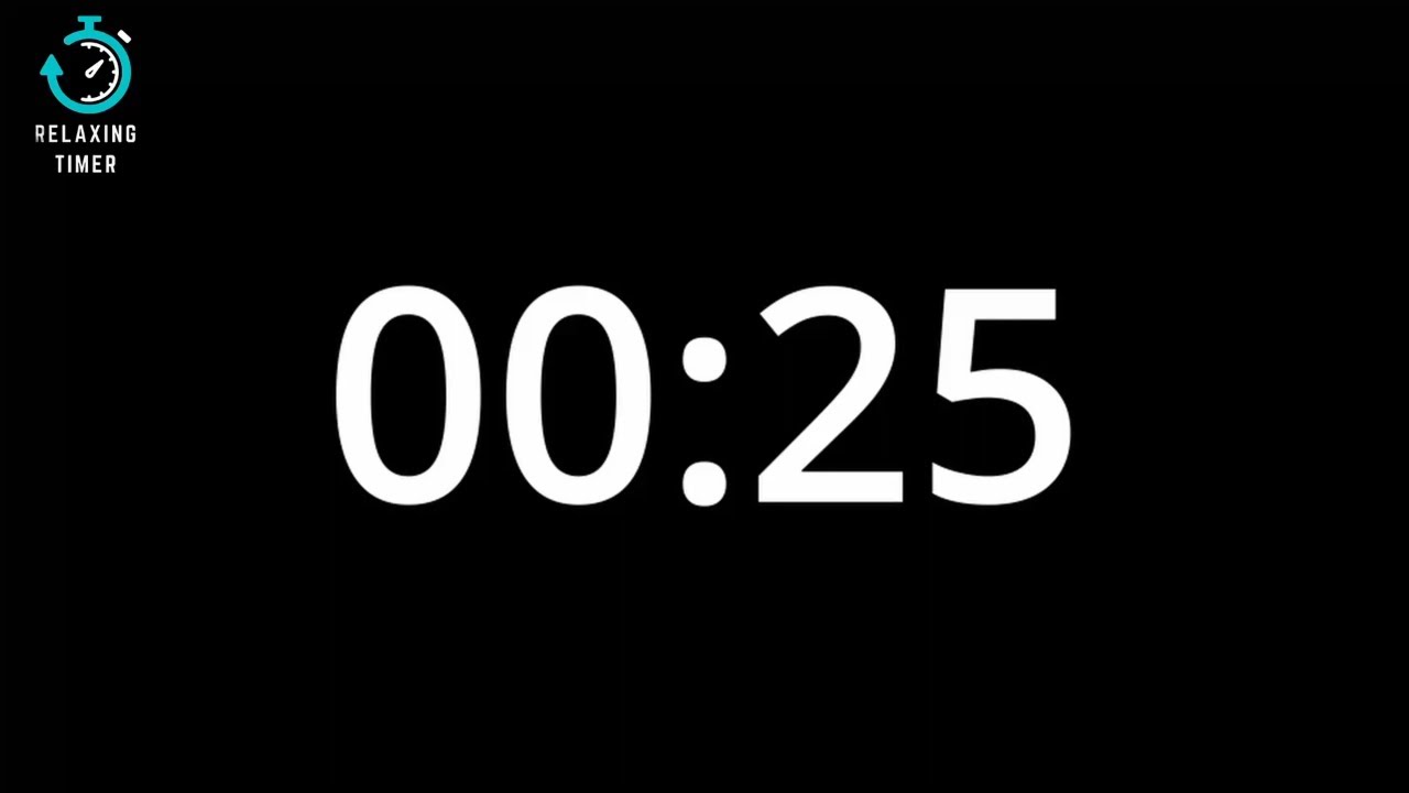 25 SECONDS TIMER FOR WORKOUT - YouTube