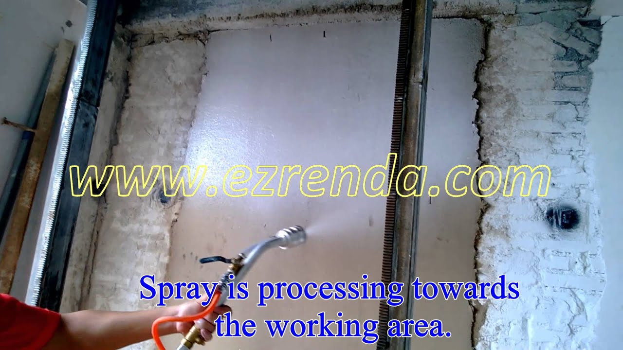 Spray machine for putty power, latex paint, lacquer, emboss coating ...