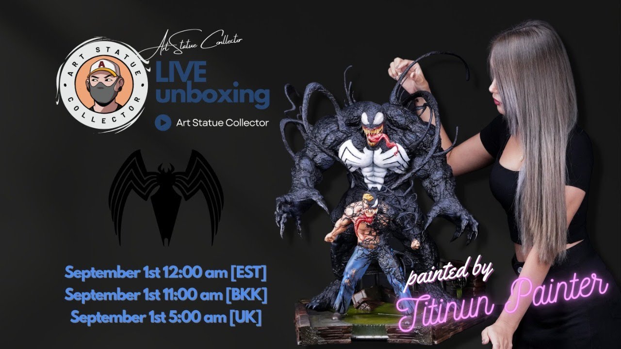 1/4 scale Venom Transformation (Prototype) [Live Unboxing] | Ascend Studios - YouTube