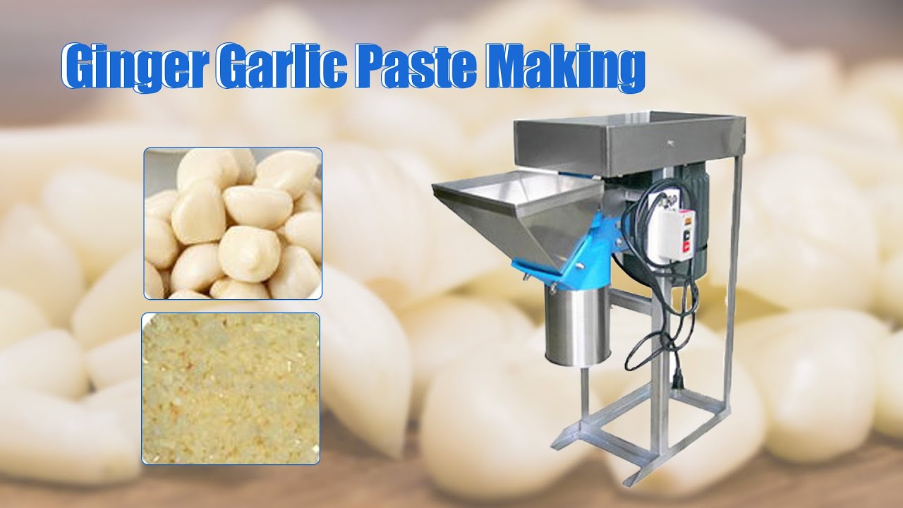 How to make ginger garlic paste? | Industrial ginger garlic paste ...