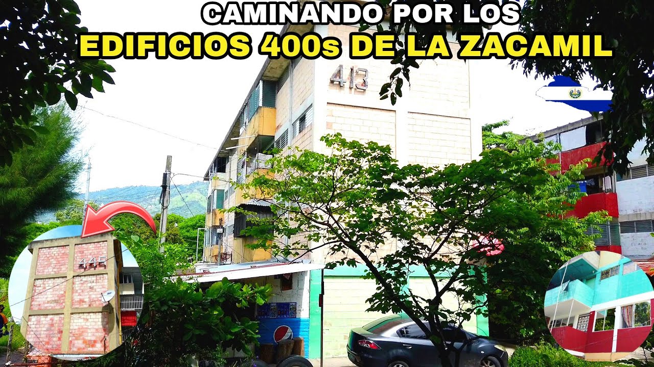 CAMINANDO POR LOS EDIFICIOS 400s DE LA COLONIA ZACAMIL. #elsalvador # ...