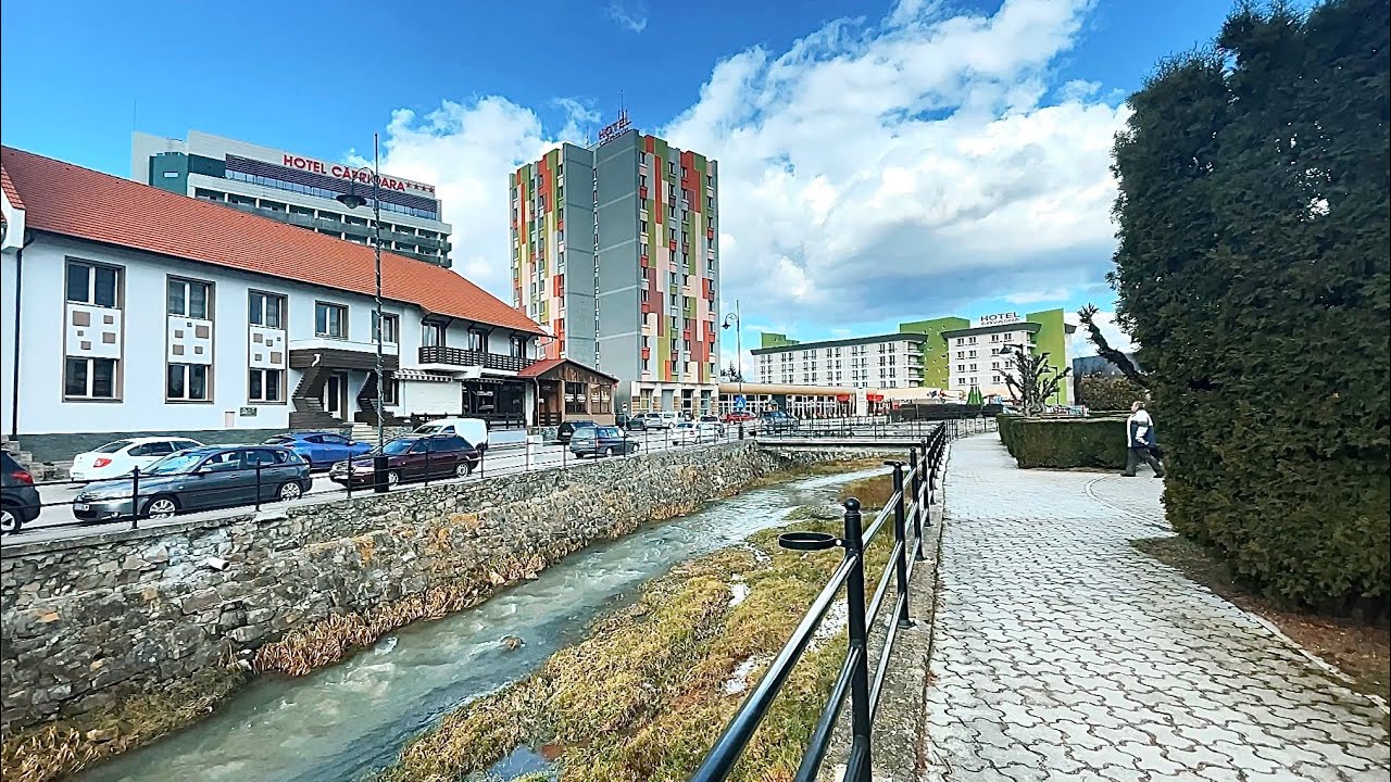 🇹🇩COVASNA, ROMANIA | CITY WALKING TOUR IN FEBRUARY 2023 ☀️ ️ ️ - YouTube