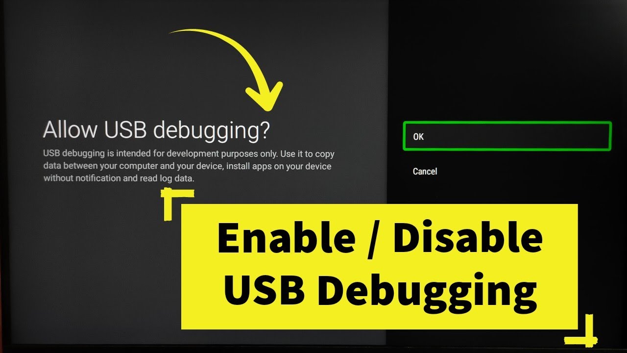 LG Smart Google TV : How to Enable or Disable USB Debugging Mode - YouTube
