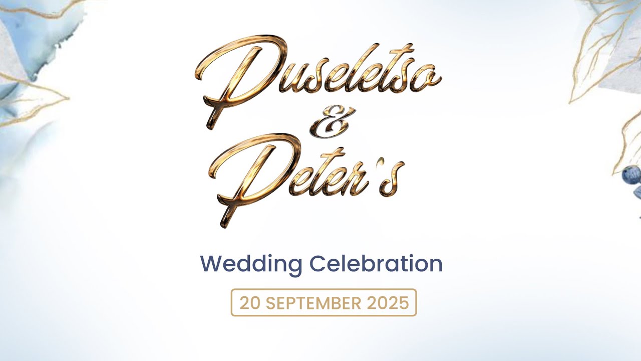 Wedding Ceremony | Puseletso & Peter Shabangu - YouTube