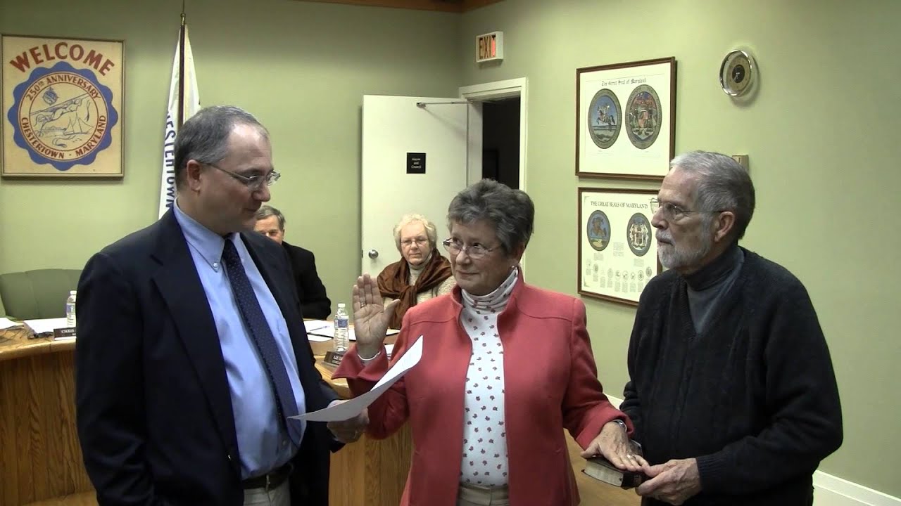 New Chestertown Council Members Sworn In, Jan 6, 2014 - YouTube