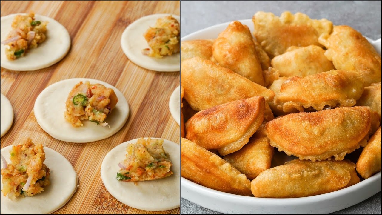 Aloo Samosa Nashta | Atta Aloo Snacks Recipe | Instant Aloo Nashta ...