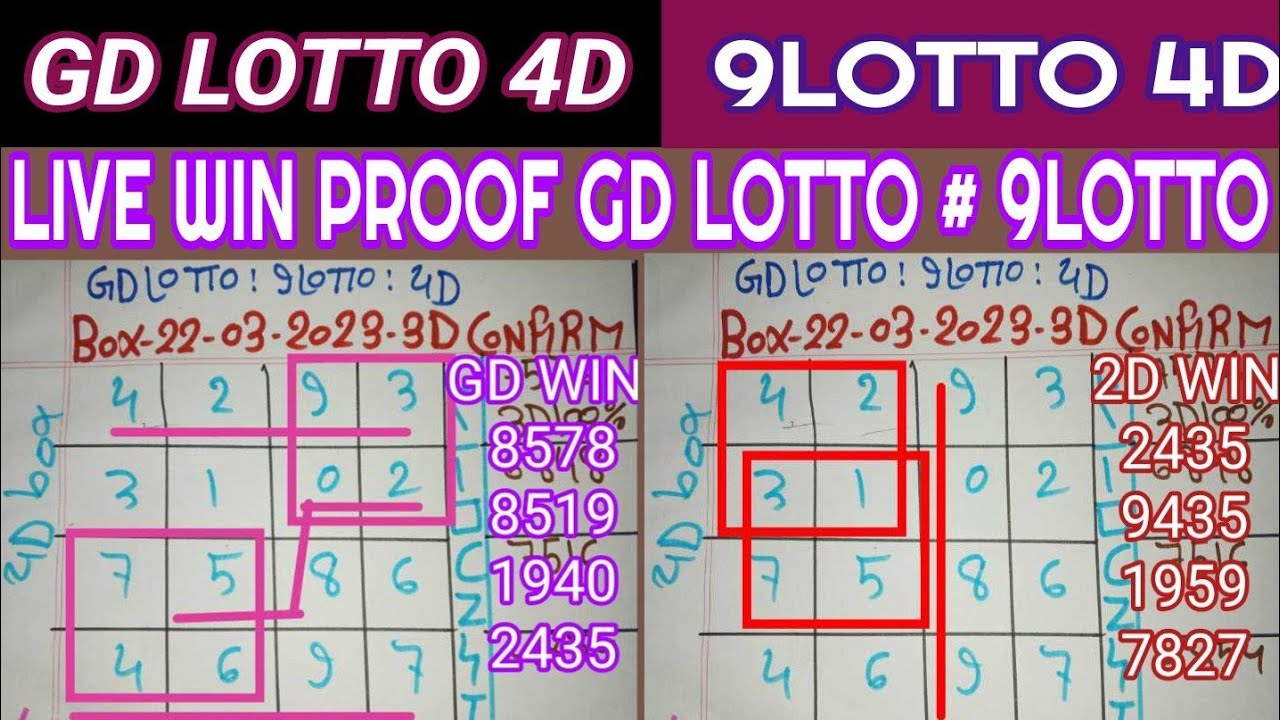 GD LOTTO 4D CHART || 9LOTTO 4D CHART 23-03-23 LIVE WIN PROOF FORMULA ...