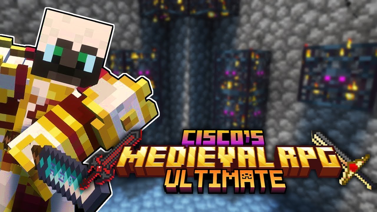 Minecraft Cisco's Medieval RPG [Ep-13] Building a Mob Spawner - YouTube