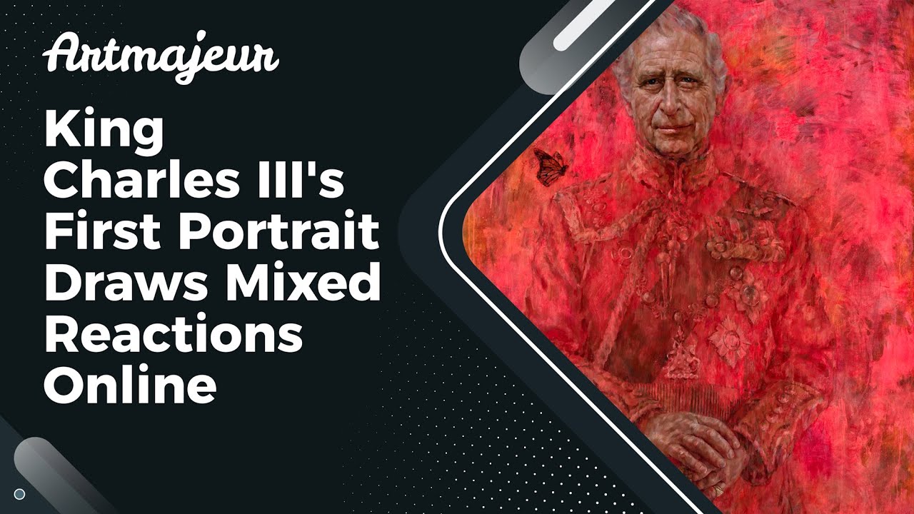 King Charles III's First Portrait Draws Mixed Reactions Online - YouTube