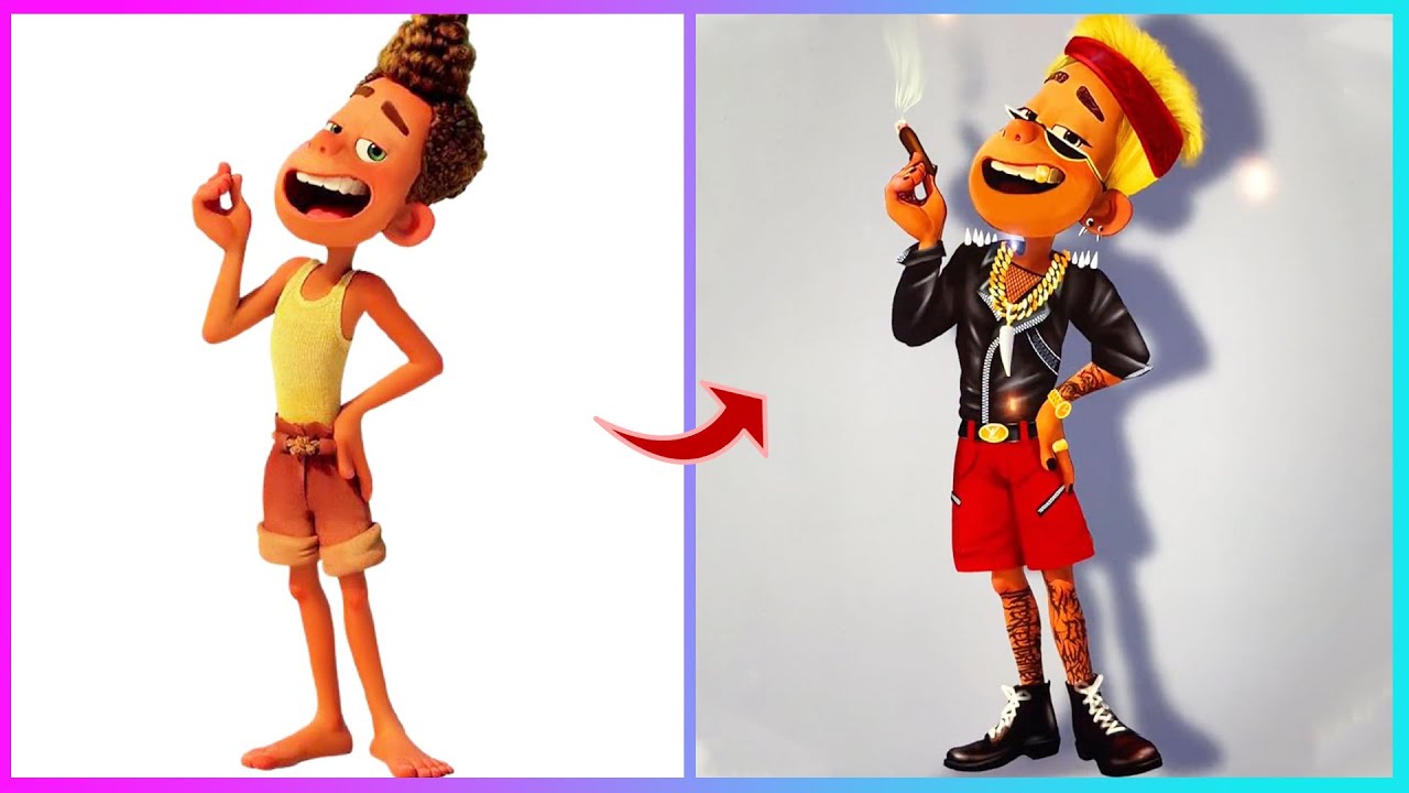 LUCA transforms personality style - LUCA Glow Up - YouTube