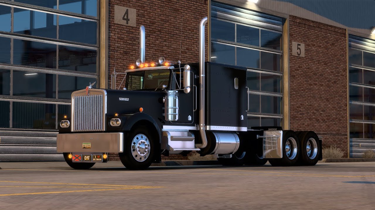 [ATS] Kenworth W900A with Cat 3408DI - YouTube